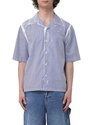 DIESEL® Striped Cotton Casual Shirt - White