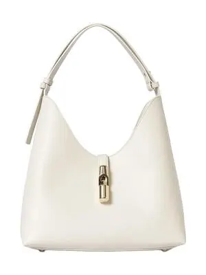 Furla Furla Goccia Perforated Leather Shoulder Bag Pink