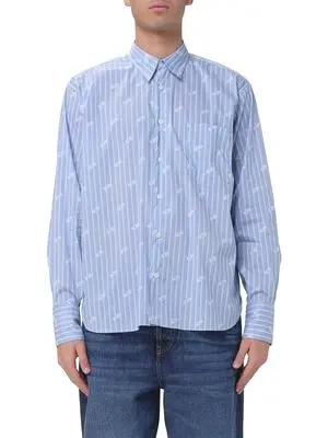 Gcds Striped Logo Shirt - Blue