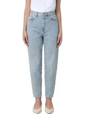 DONDUP Cropped Denim Trousers - Blue