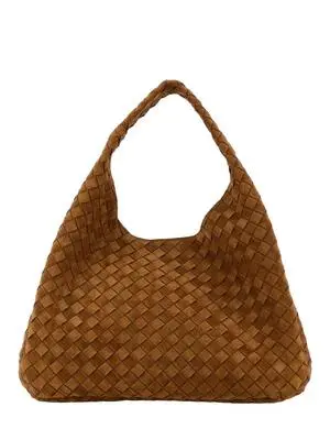 Bottega Veneta Woven Shoulder Bag - Amber