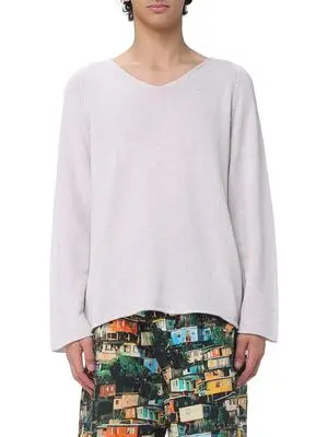 LANEUS V-neck Pullover - Beige
