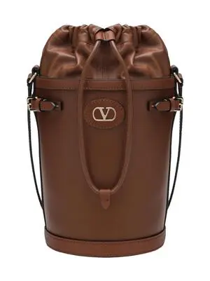 Valentino Garavani Bucket Bag - Tobacco