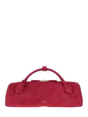 Alaïa Alaïa Le Teckel Suede Bag Red