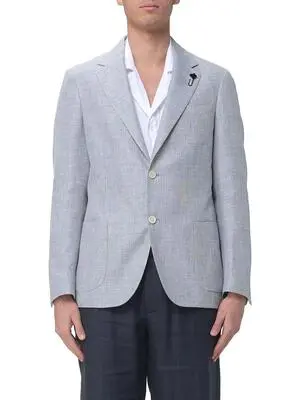 LARDINI Tailored Blazer - Blue
