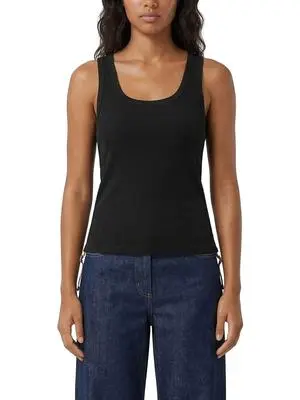 Burberry Ribbed Tank Top - Black