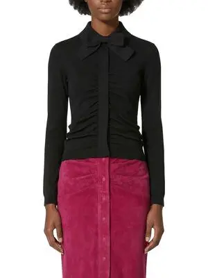 Valentino Garavani Viscose Blend Cardigan - Black