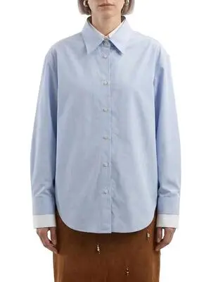 ACNE STUDIOS Acne Studios Double-Layer Effect Cotton Shirt