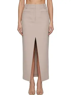 PATRIZIA PEPE Patrizia Pepe Viscose Midi Skirt With Slit