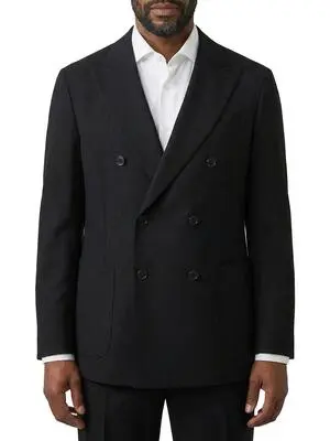 Barena Venezia Double Breasted Blazer - Black