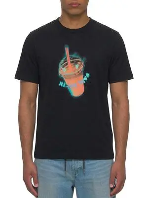 Paul Smith Printed Cotton T-shirt - Black