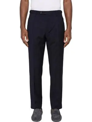 Barena Venezia Virgin Wool Tailored Trousers - Blue