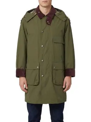 Barbour Barbour Waxed Cotton Parka With Hood Multicolor