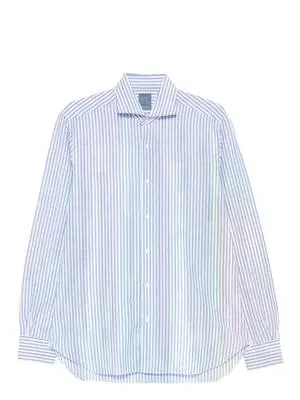 BARBA NAPOLI Striped Shirt - Blue