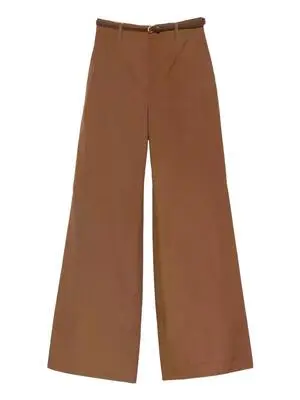 Max Mara Belt-loops Trousers - Brown