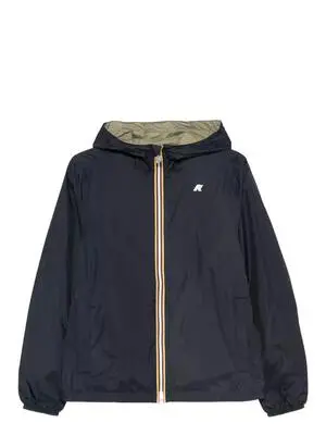 K-WAY Hooded Zip Jacket - Blue