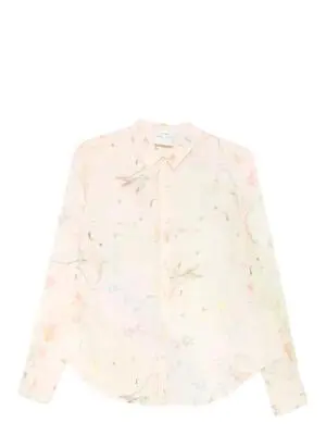 FORTE_FORTE Floral Print Shirt - Pink