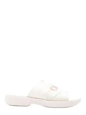 Chloé Open-toe Flat Sandals - Neutrals