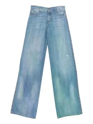 Ermanno Scervino Wide-leg Jeans - Blue