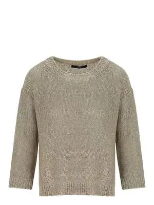 Max Mara Crew-neck Sweater - Neutrals