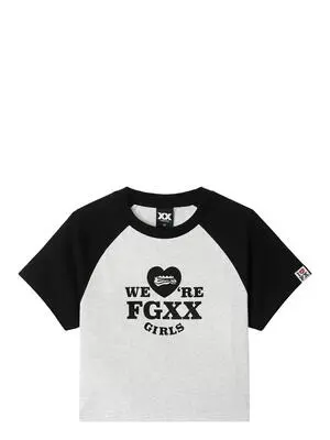 FINGERCROXX Printed Short Sleeve T-shirt - Grey