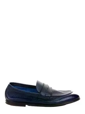 Neil Barrett Penny Leather Loafers - Blue