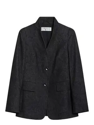 MAX MARA Denim Effect Cotton Jacket