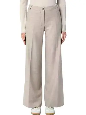 QL2 QUELLEDUE Melange Wide Leg Trousers