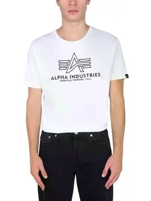 Alpha Industries Logo T-shirt - White
