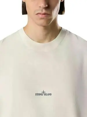 Stone Island 2100002 Combed Organic Cotton Jersey - Neutrals