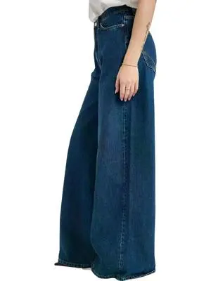 ROY ROGER'S Wide-Leg Jeans Blue