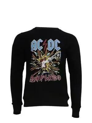 GUCCI AC-DC Printed Cotton Sweatshirt
