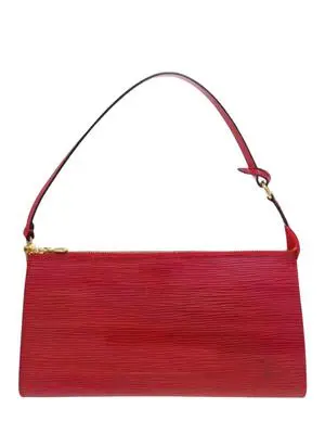 LOUIS VUITTON 2002 Epi Pochette Accessoires Shoulder Bag - Red