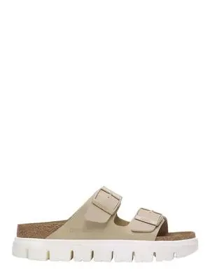 BIRKENSTOCK Arizona Double-buckle Slides - Neutrals
