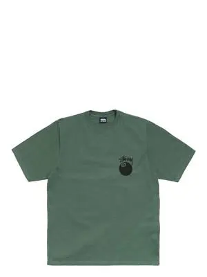 StÜssy 8 Ball Pigment Dyed Tee Shirt - Pine