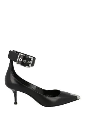 ALEXANDER MCQUEEN Buckle Leather Heels