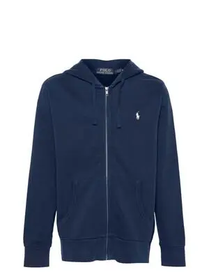 Polo Ralph Lauren Loopback Fleece Zip-up Sweatshirt - Blue