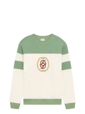 Drole De Monsieur Patch Sweatshirt - White