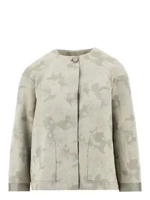 Emporio Armani Crewneck Jacket - Grey