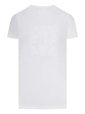 Max Mara Logo Cotton T-shirt - White