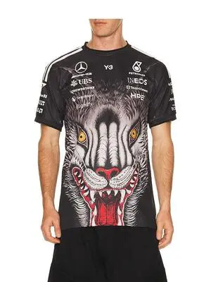 Y3 X F1 Drvr Jersey - Black