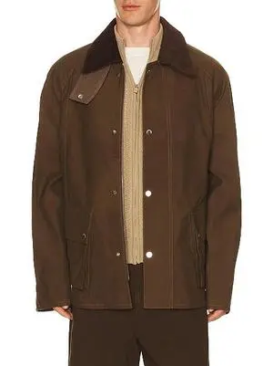 JW Anderson Raglan Sleeve Outdoor Jacket - Dark Olive