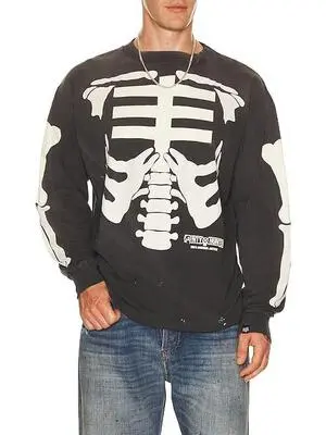 SAINT MXXXXXX Bone X Bounty Hunter Long Sleeve Tee - Black