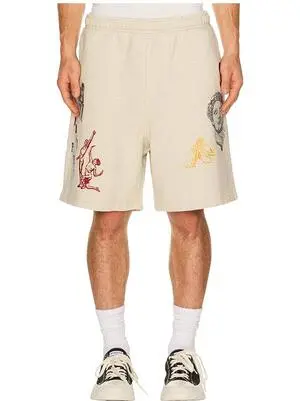 SAMUEL ZELIG Samuel Zelig Northfield Sweatshort In Beige. Size S. Also Beige