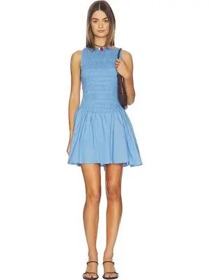 Faithfull The Brand Martina Mini Dress - Blue