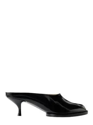 MAISON MARGIELA Tabi City Leather Mules - Black