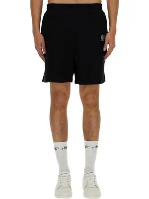 AWAKE NY Bermuda With Logo - Black