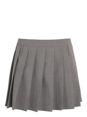 HERSKIND Silvia Pleated Mini Skirt - Grey