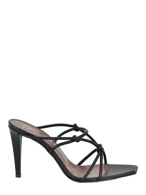 GIUSEPPE ZANOTTI Gz Key 90 Leather Mules - Black