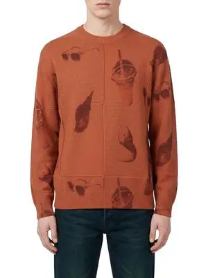 Paul Smith Graphic Print Sweater - Yellow